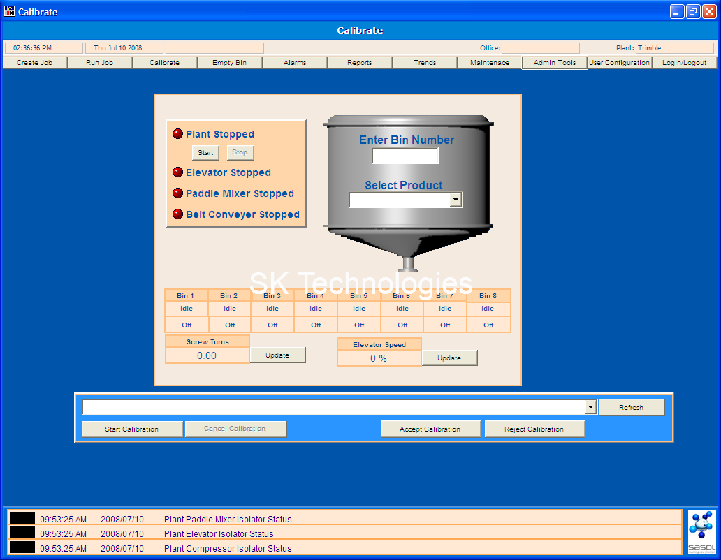 Automation and Control of Mass blending fertilizer plant for SASOL ...